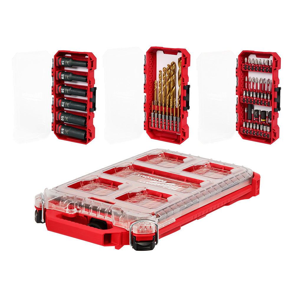 SHOCKWAVE™ Impact Duty 60PC Drill, Drive & Fasten PACKOUT™ Set – Red ...